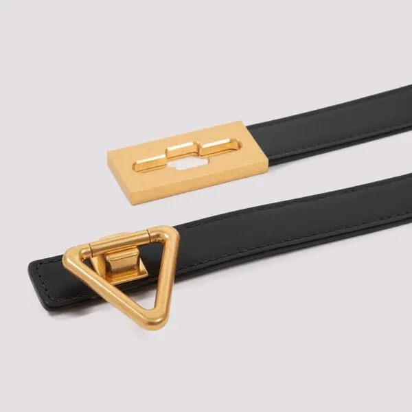 Bottega Veneta Triangle Buckle Belt
