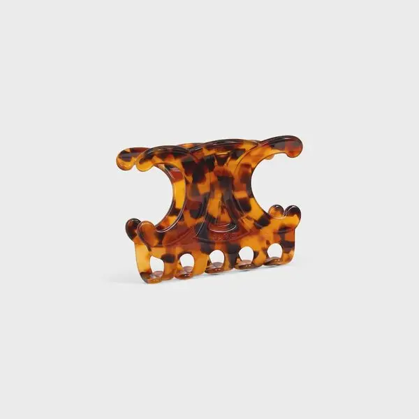 Celine Paris Xl Hair Claw In Acetate