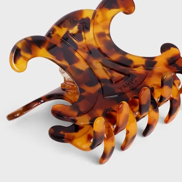 Celine Paris Xl Hair Claw In Acetate