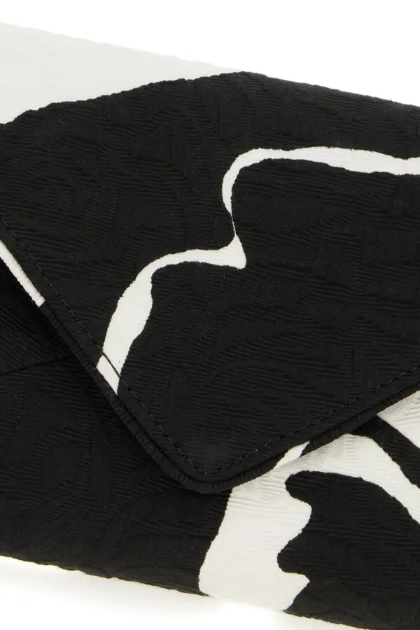 Dries Van Noten Two-tone Fabric Clutch