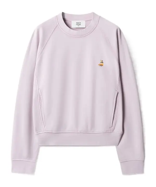 Maison Kitsuné Fox Patch Crewneck Sweatshirt - No
