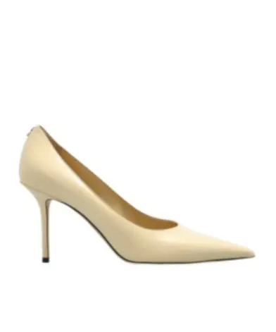 JIMMY CHOO Pointed Toe Stiletto High Heels - Yellow