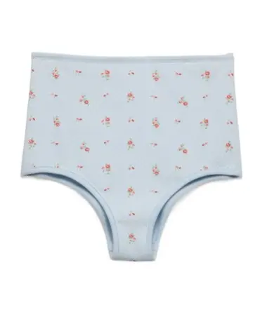 Prada Printed High-rise Briefs - White