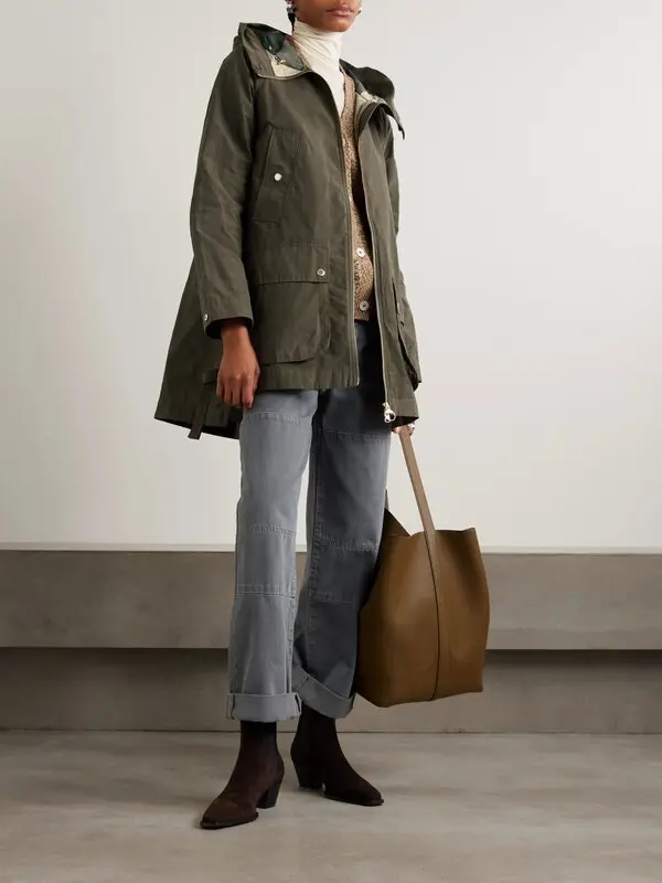 Barbour Hooded Long Jacket