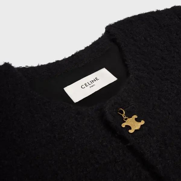Celine Maggie Coat In Cashmere And Wool
