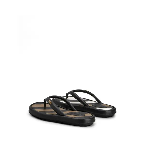 TOD'S Logo Flip-flops - Black