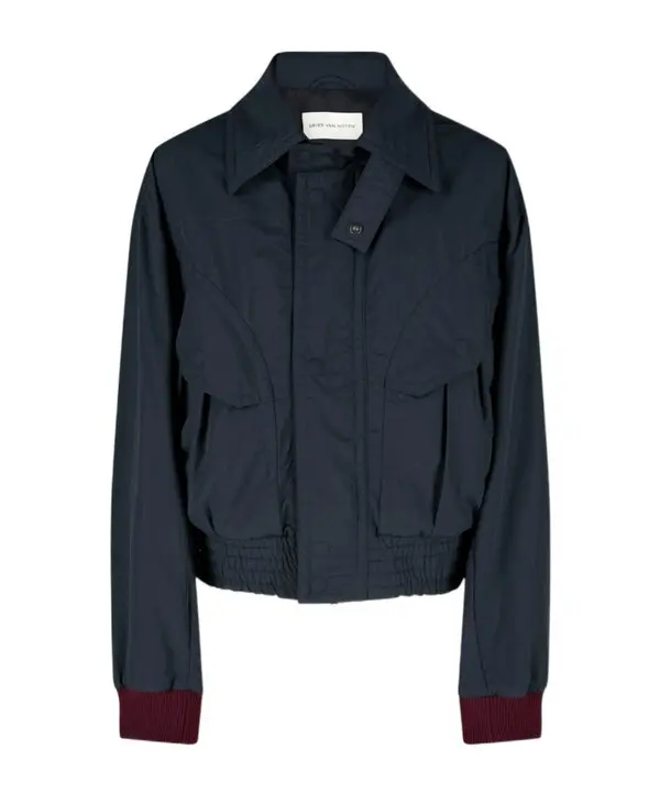 Dries Van Noten Bomber Jacket - Navy