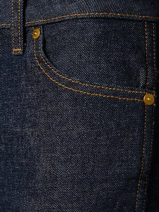 Khaite Danielle High-rise Straight Leg Jeans