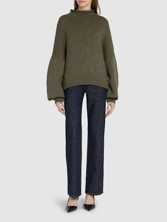 Khaite Danielle High-rise Straight Leg Jeans