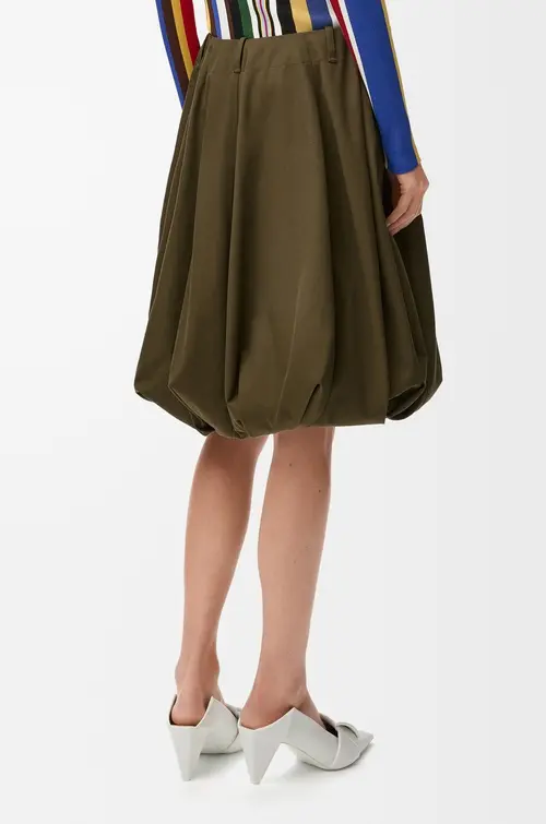 Loewe Mid Waist Buttoned Mini Skirt