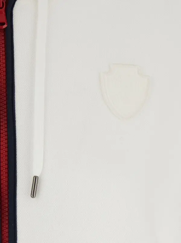Brunello Cucinelli Zip-up Hooded Sweatshirt - White