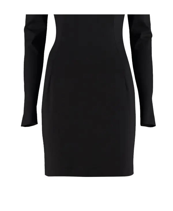 Dolce & Gabbana Open Back Long Sleeve Dress