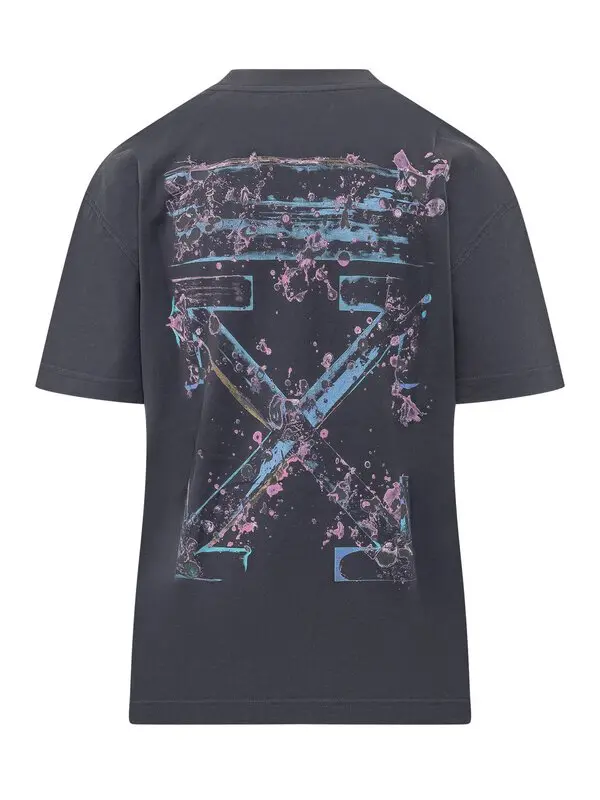 Off-White Logo Printed Crewneck T-shirt