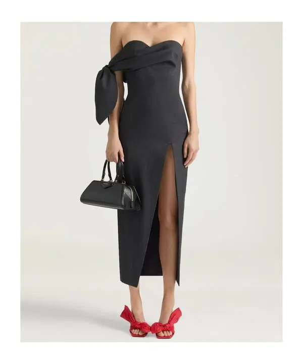 Givenchy Nappa Leather Heeled Mules With Bow Detailing