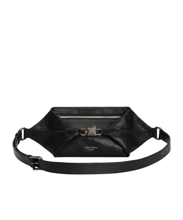 Dolce & Gabbana Lock Belt Bag - Black