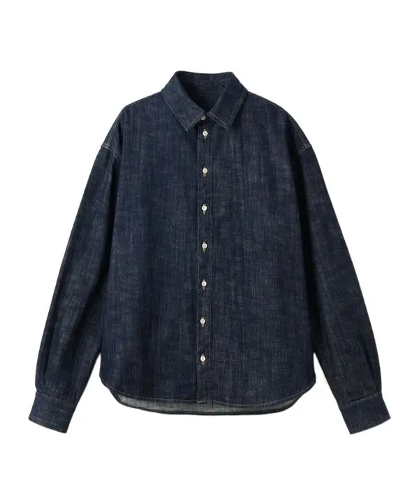 Jacquemus Simon Denim Shirt - Black
