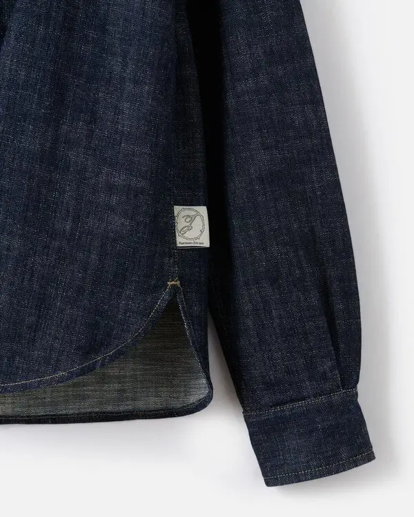 Jacquemus Simon Denim Shirt - Black