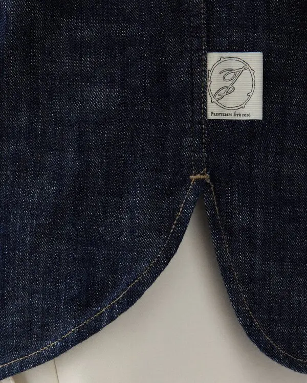 Jacquemus Simon Denim Shirt - Black
