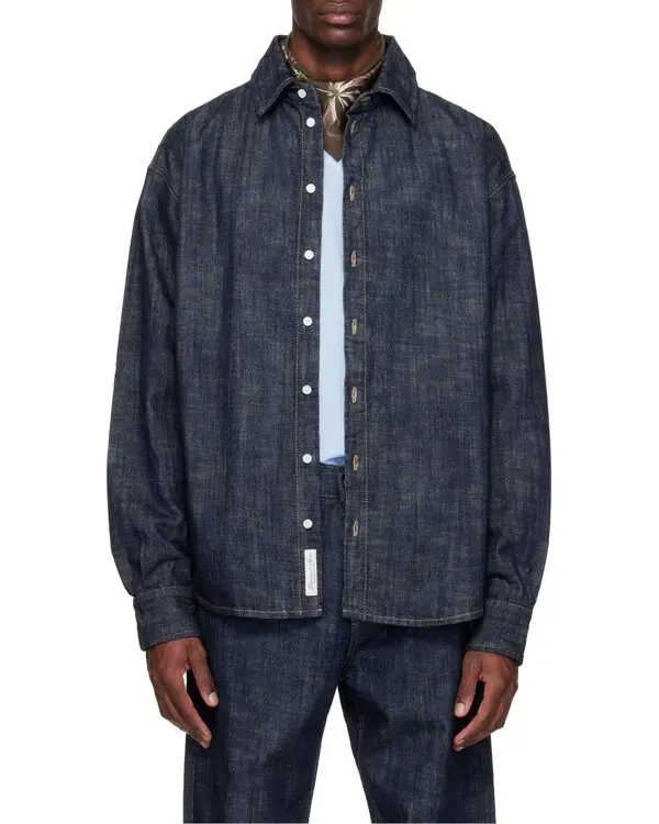 Jacquemus Simon Denim Shirt - Black