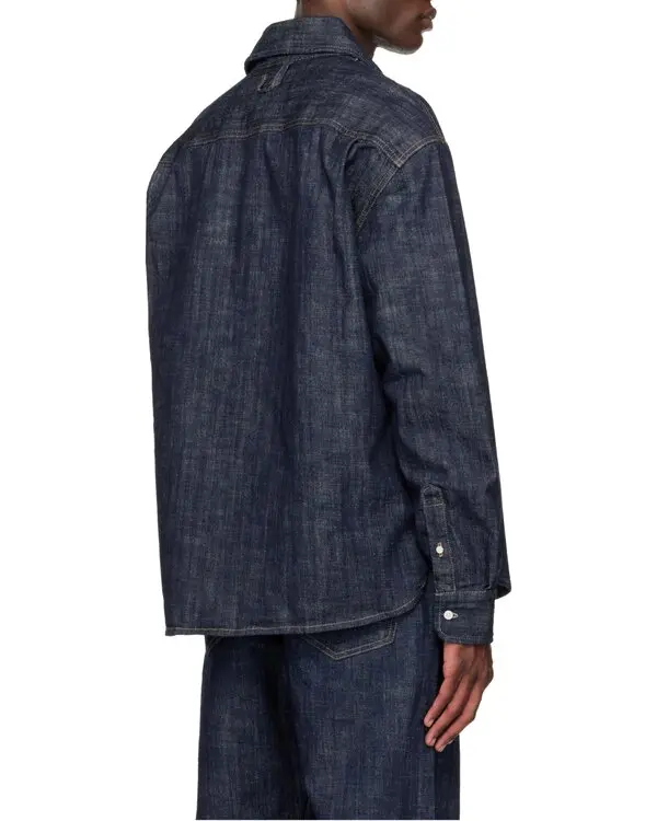 Jacquemus Simon Denim Shirt - Black