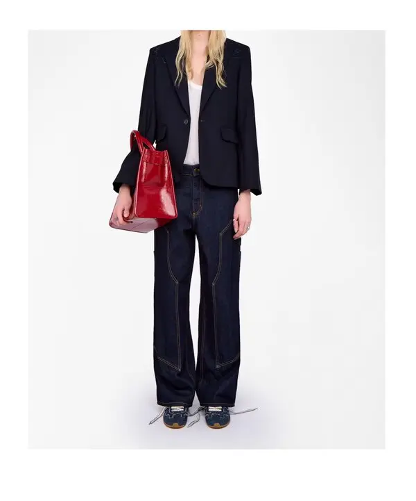 Zadig&Voltaire Vavy Rhinestone-embellished Blazer - Ink