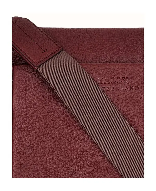 Bally Logo Detail Satchel - Red