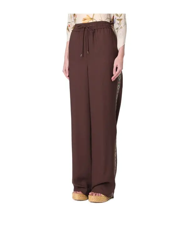 Etro Drawstring Wide-leg Trousers - Multicolor