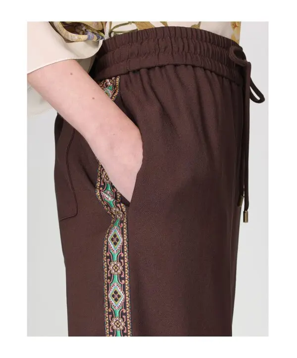 Etro Drawstring Wide-leg Trousers - Multicolor