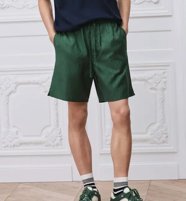 Dior Oblique Jacquard Drawstring Shorts - Green