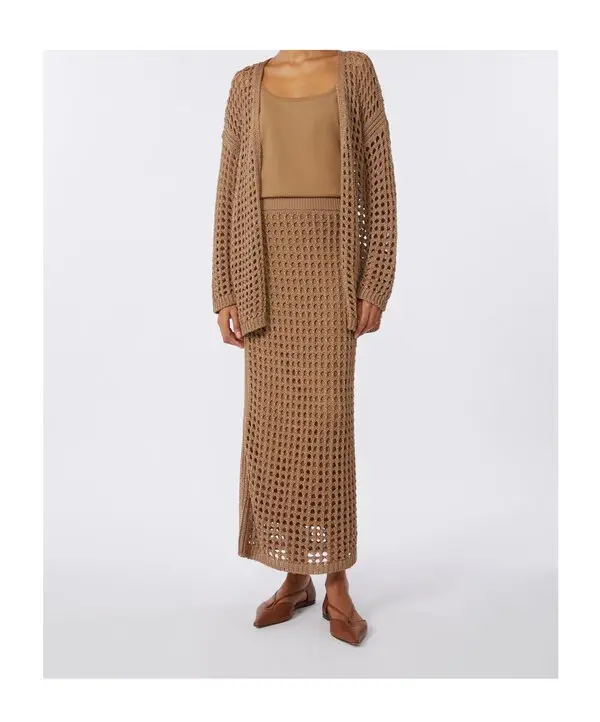 Max Mara Gelo Open-knit Cardigan