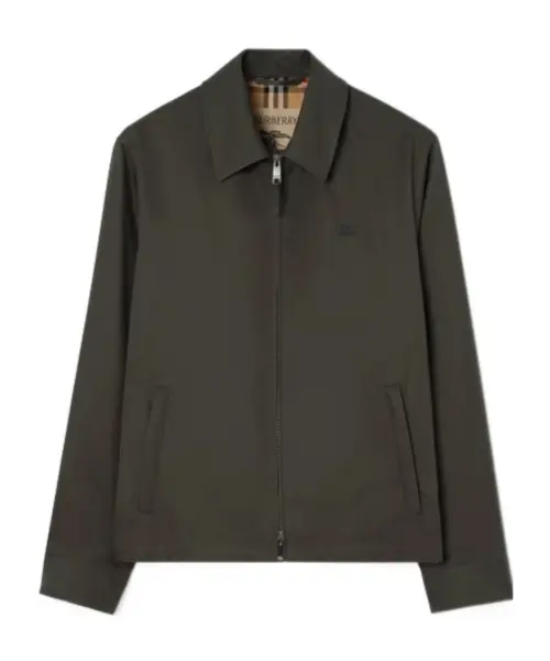 Burberry Tropical Gabardine Bloomsbury Harrington Jacket