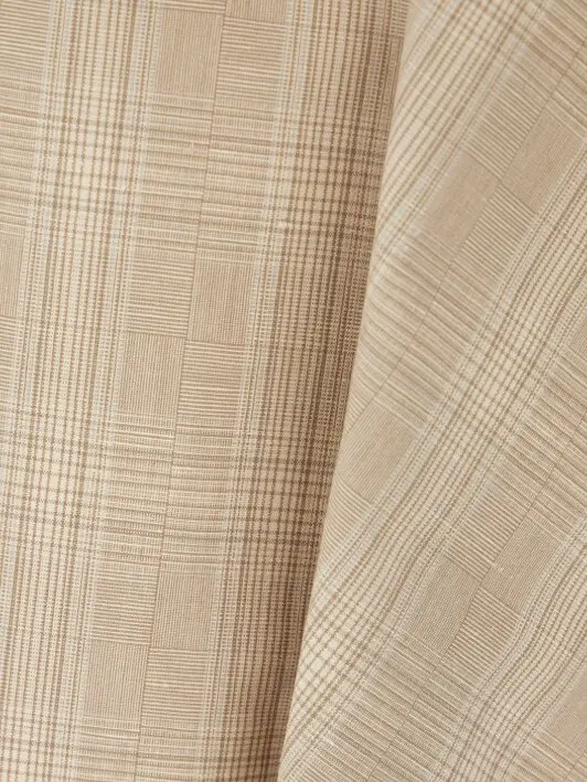 Iceberg Check Ruffled Midi Skirt - Nude