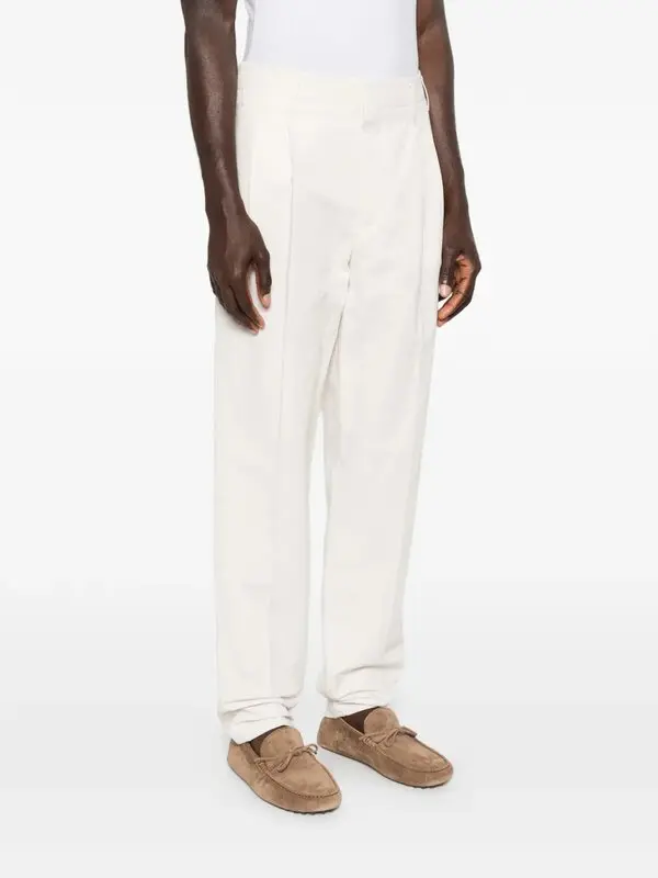 Brunello Cucinelli Pleated Trousers - White