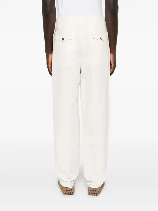 Brunello Cucinelli Pleated Trousers - White