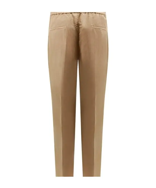 Brunello Cucinelli Mid-rise Tapered-leg Trousers With Drawstring Belt