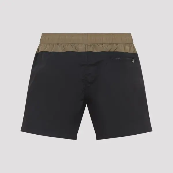 Moncler Contrast Panel Swim Shorts
