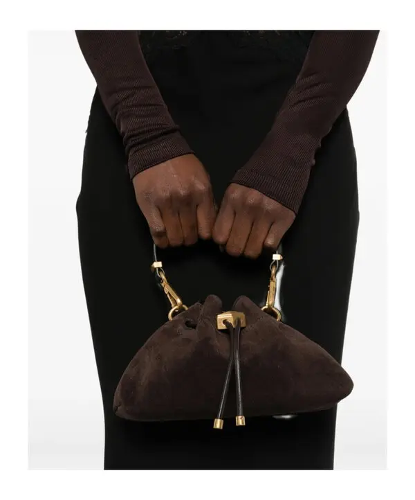 JIMMY CHOO Top Handle Shoulder Bag - Black