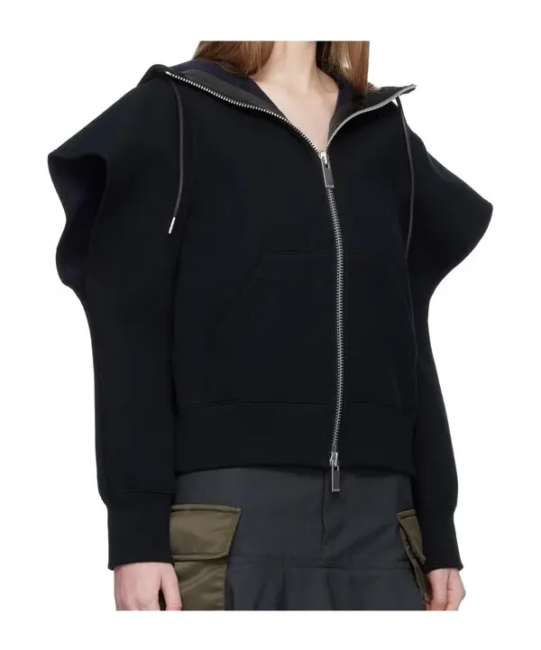 Sacai Sponge Sweat Zip-up Hoodie