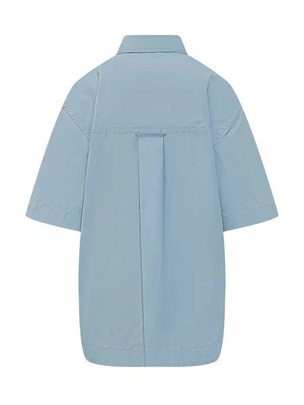 AMI Paris Curved Hem Shirt