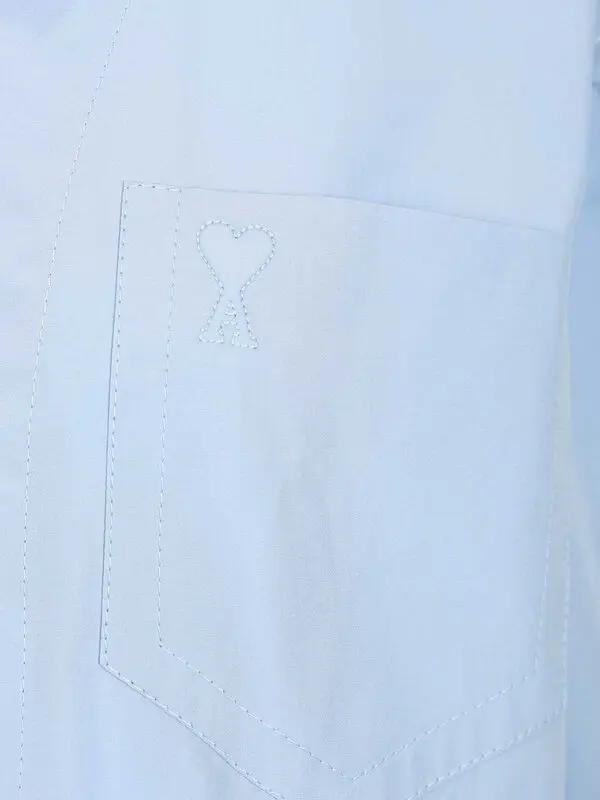 AMI Paris Curved Hem Shirt