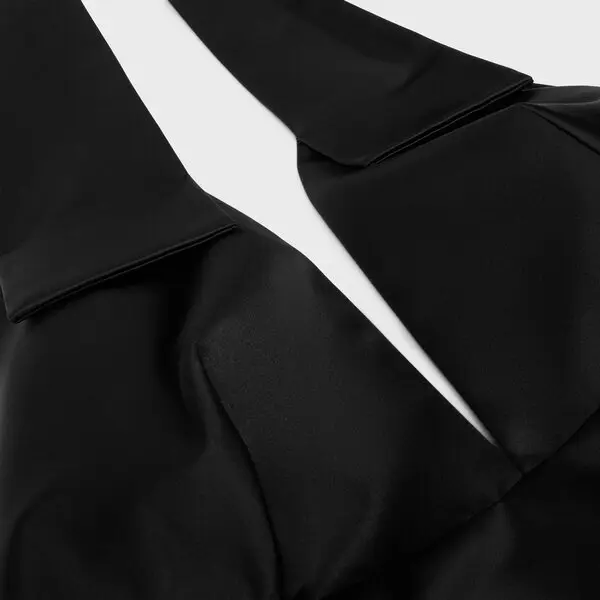 Celine Halter Neck Top In Cotton Poplin