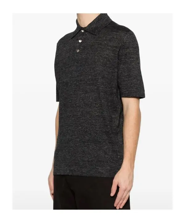Brunello Cucinelli Short-sleeved Polo Shirt - Black