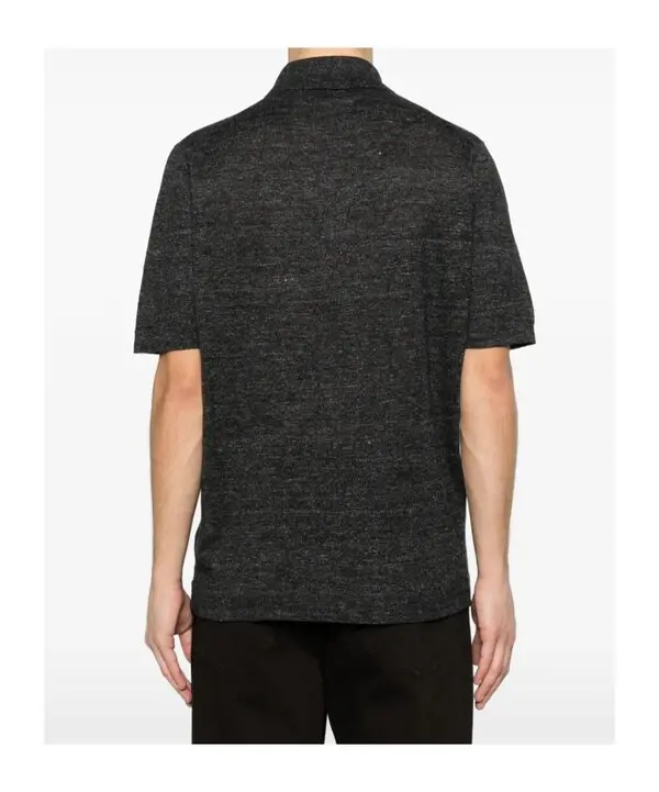 Brunello Cucinelli Short-sleeved Polo Shirt - Black