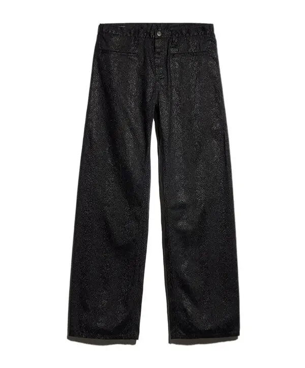 Gucci Printed Cotton Denim Pants