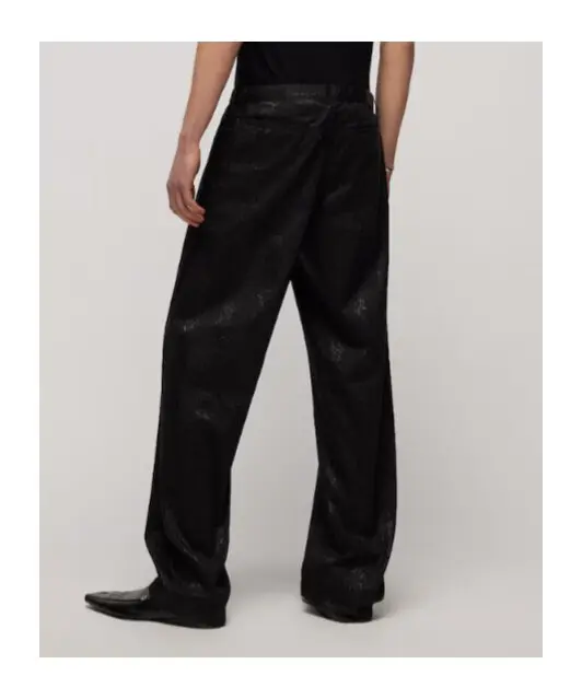 Gucci Printed Cotton Denim Pants