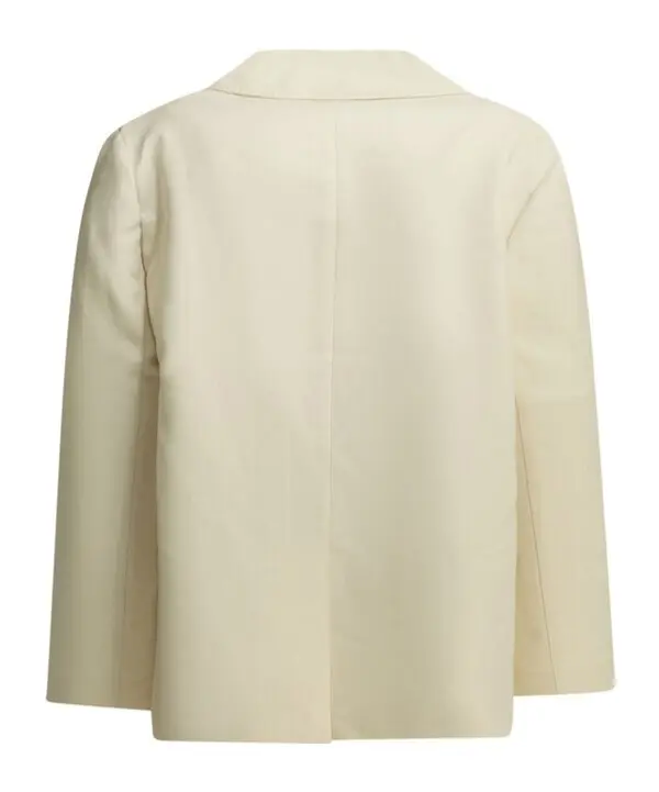Brunello Cucinelli Double-breasted Tailored Blazer - Ivory