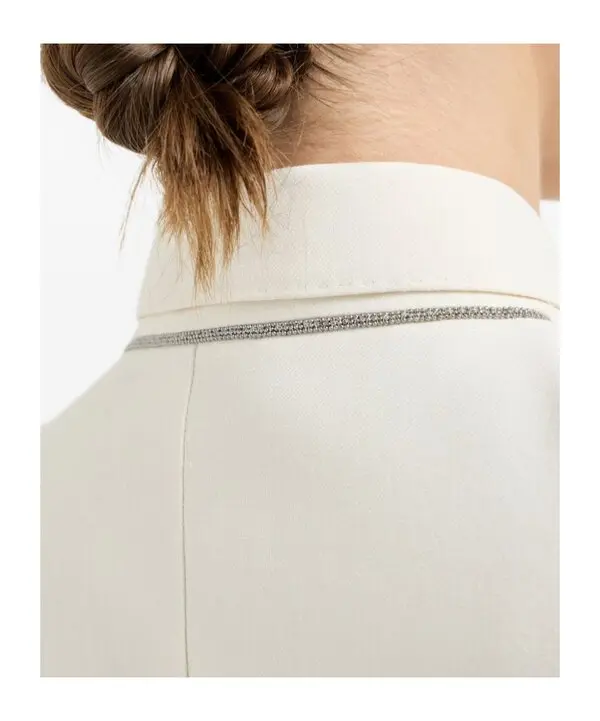Brunello Cucinelli Double-breasted Tailored Blazer - Ivory