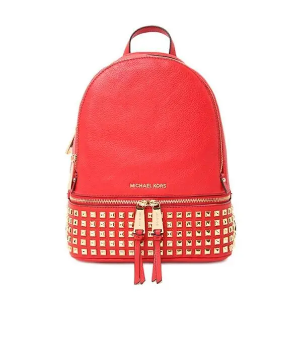 Michael Kors Studded Backpack - Red