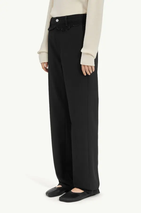 MAISON MARGIELA Tailored Trousers With Denim Waistband