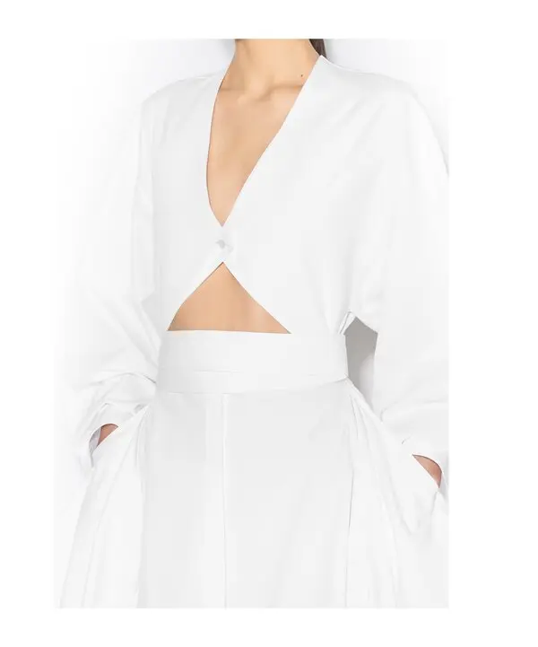 Alaïa Poplin Trench Dress